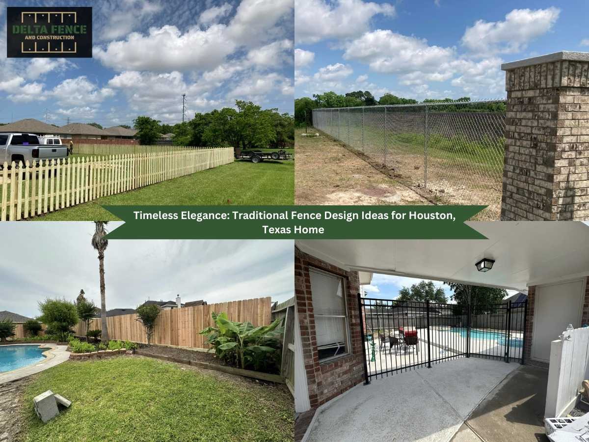 Timeless Elegance: Traditional Fence Design Ideas for Houston, Texas ...